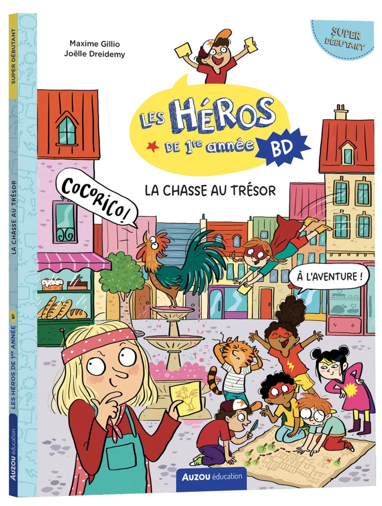 Les héros de 1re année en bd - super débutant - la chasse au trésor ...