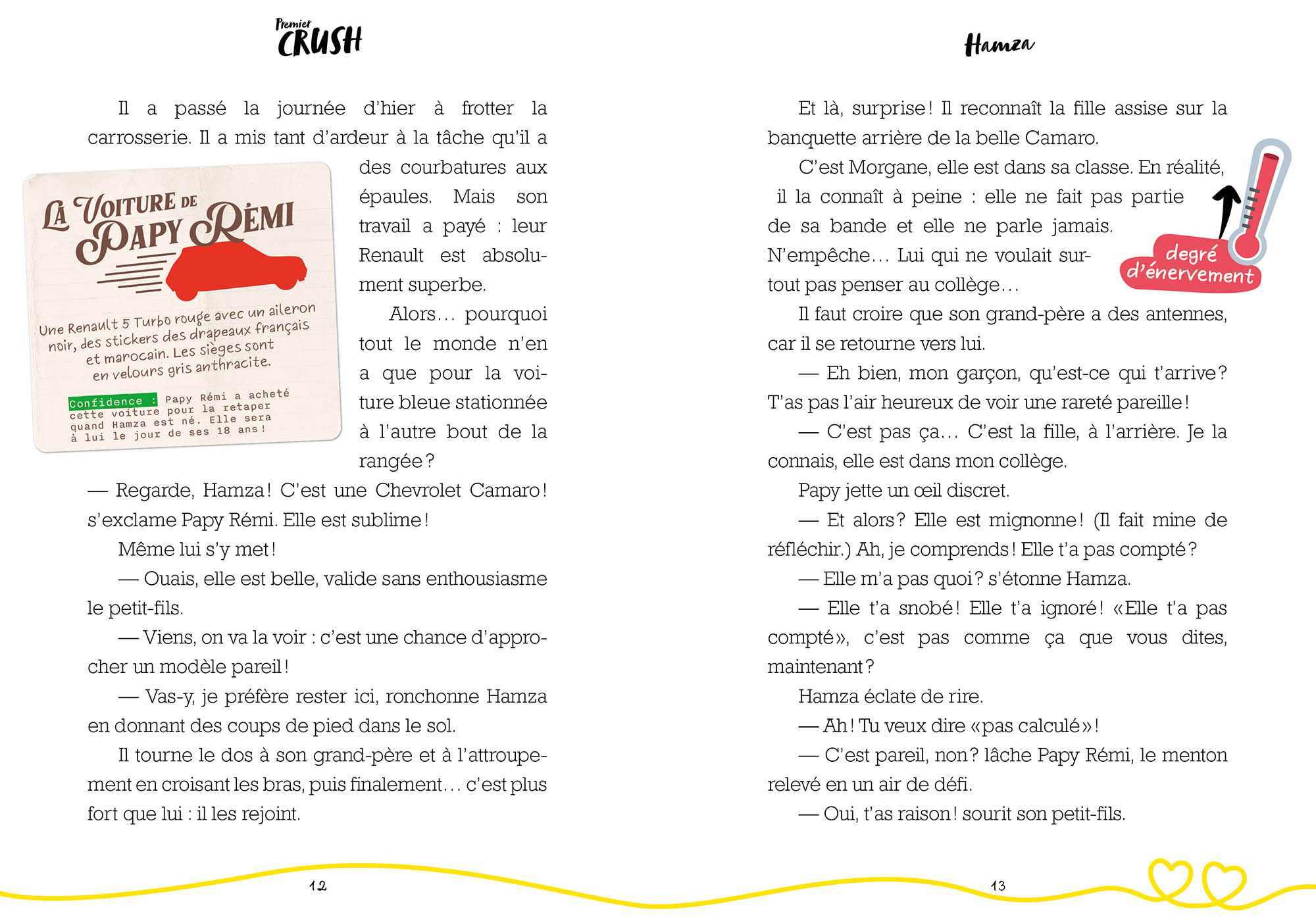 Premier crush - Hamza - Romans et BD - Auzou Suisse