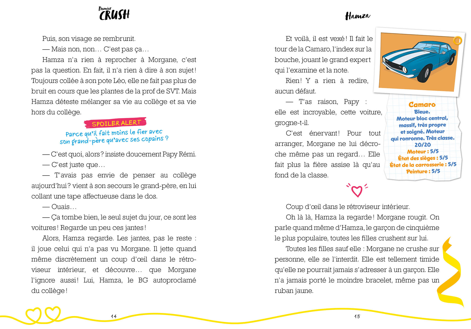 Premier crush - Hamza - Romans et BD - Auzou Suisse