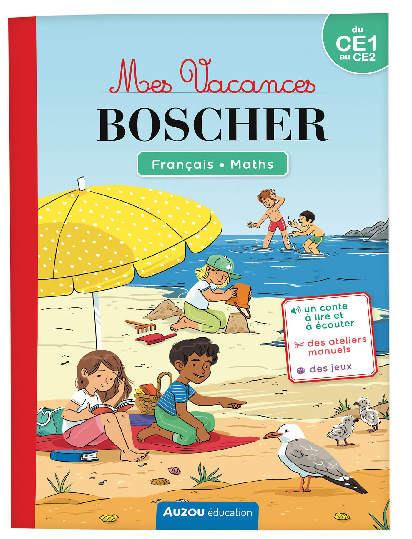 Mes vacances Boscher - Du CE1 au CE2 - 2026 - Parascolaire - Auzou Suisse