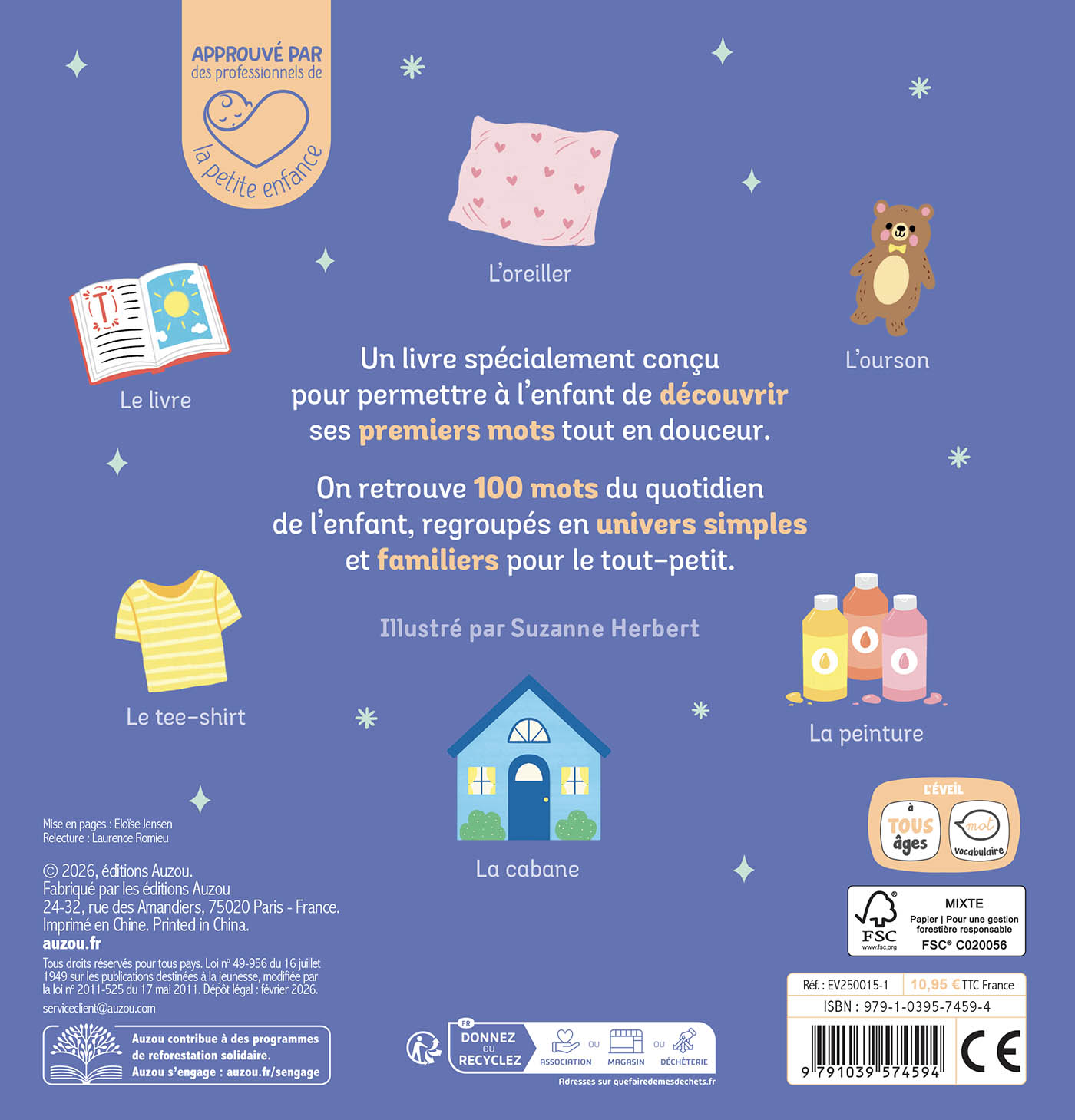 Mes 100 mots pour bien grandir - Livres enfants - Auzou Suisse