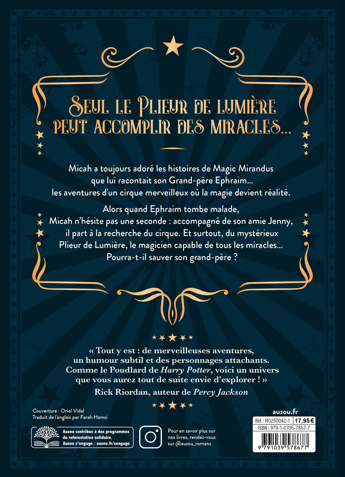 Magic mirandus - Tome 1 - Le plieur de lumière - Romans et BD - Auzou ...